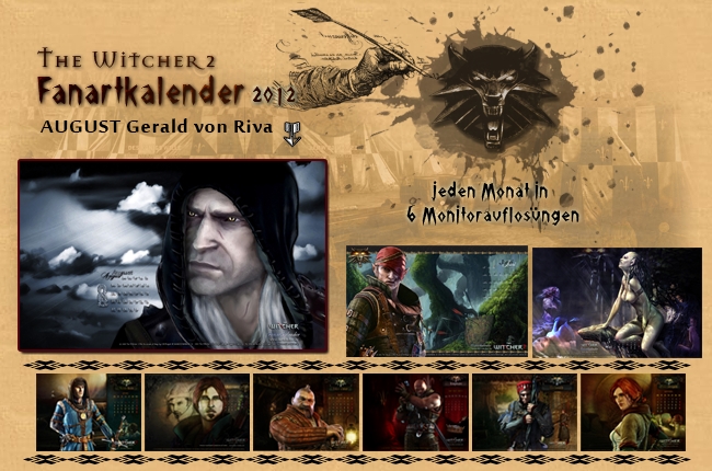 Desktopkalender August - The-Witcher.de - Die Community zur The Witcher ...